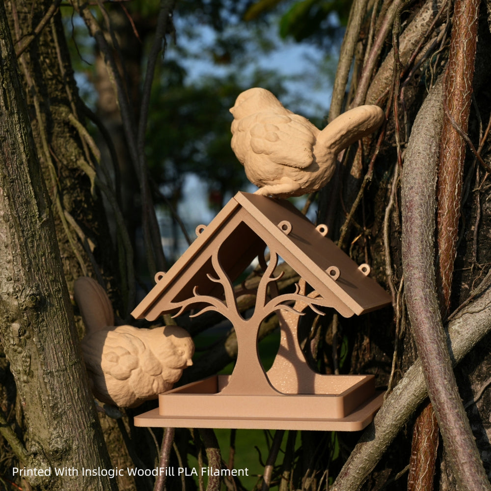 Bird Feeder Model - Printable Free 3D Model Resource - Inslogic 3D