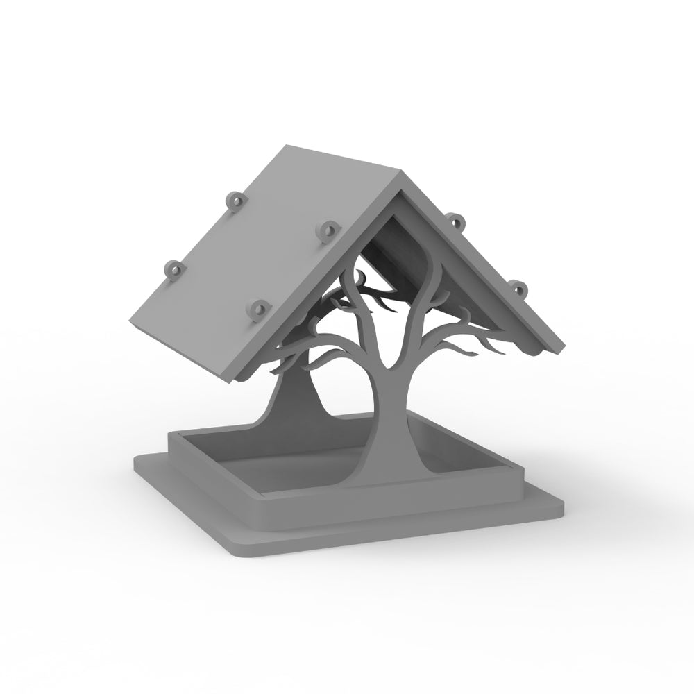 Bird Feeder Model - Printable Free 3D Model Resource - Inslogic 3D