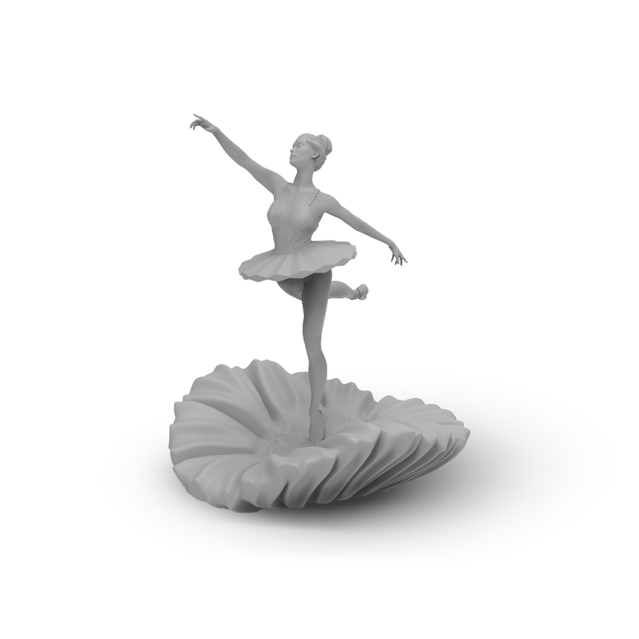 Ballet Dancer Model - Printable Free 3D Model Resource - Inslogic 3D